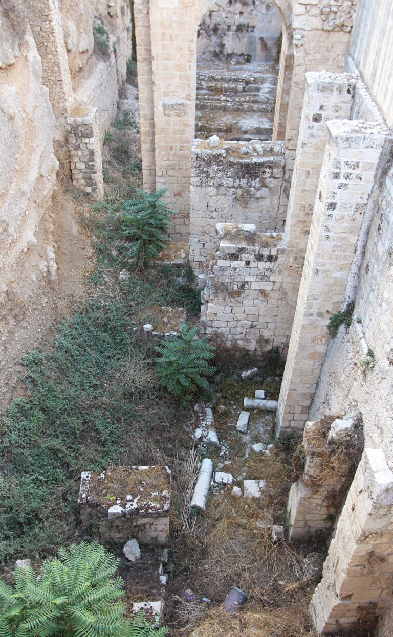 Pool of Bethesda at Jerusalem - Bible Holy Lands in Photos, Scripture ...