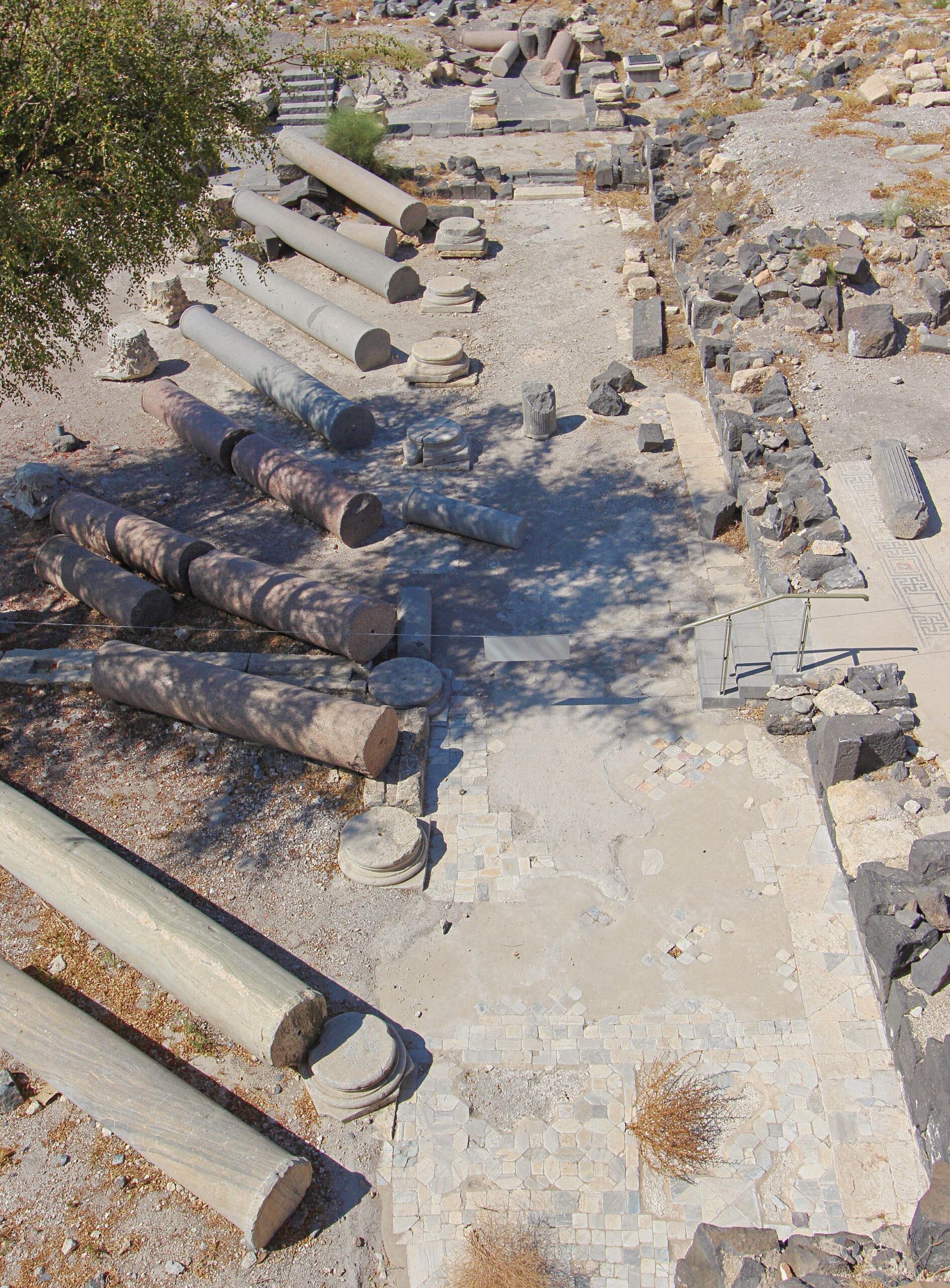 The Decapolis City of Sussita (Hippos) Overlooking the Sea of Galilee ...