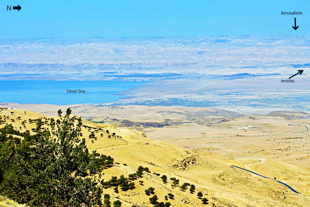 Moses Sees the Promised Land from Mount Nebo - Bible Holy Lands in ...